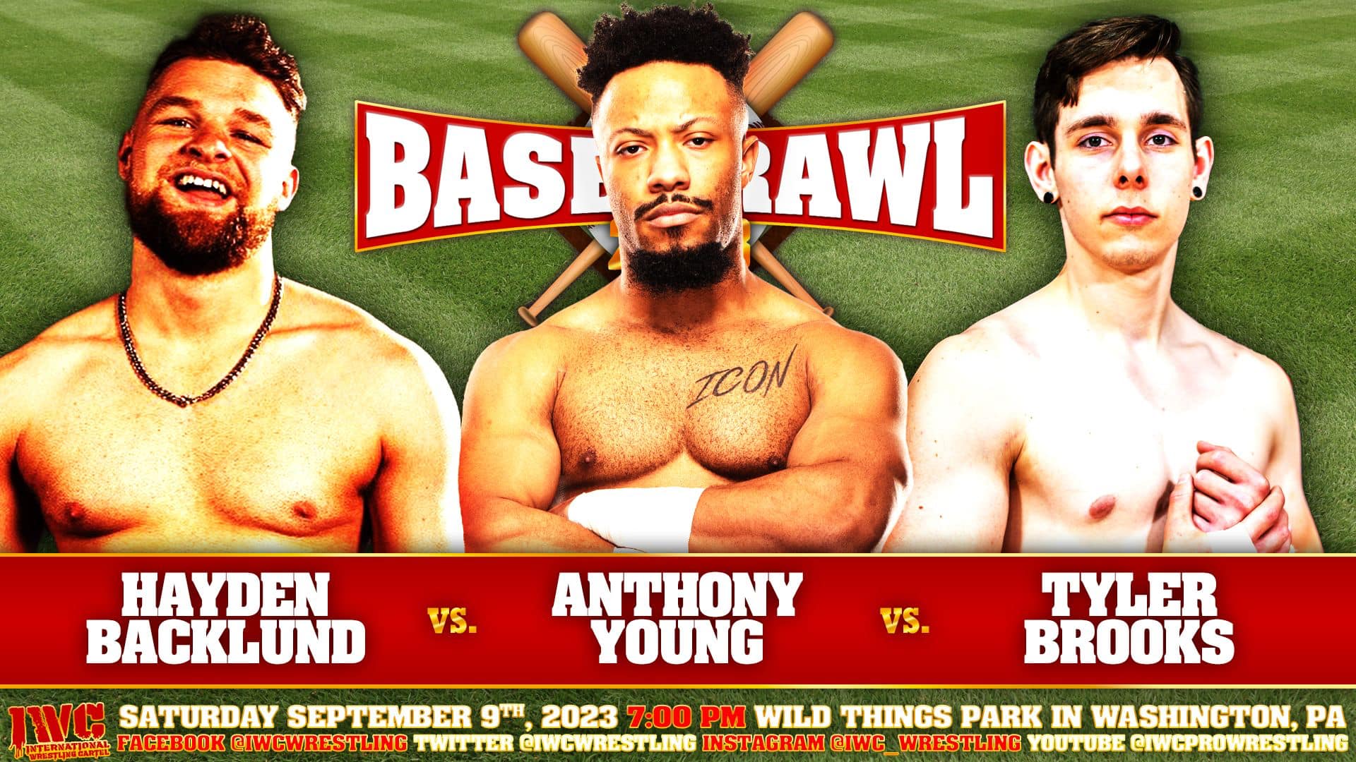 IWC swings for the outfields with BASEBRAWL at the Washington Wild Things Park on Sat., Sept ...